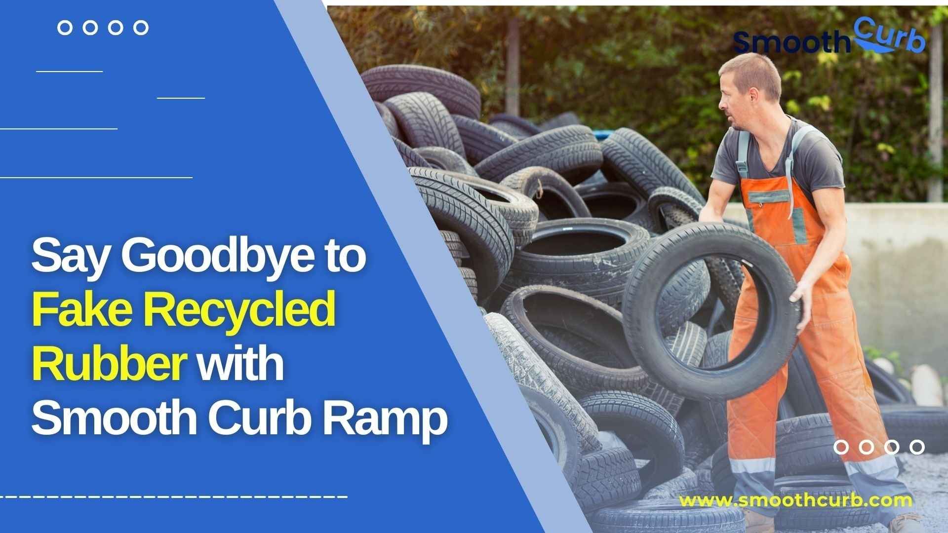 Say Goodbye to Fake Recycled Rubber with Smooth Curb Ramp